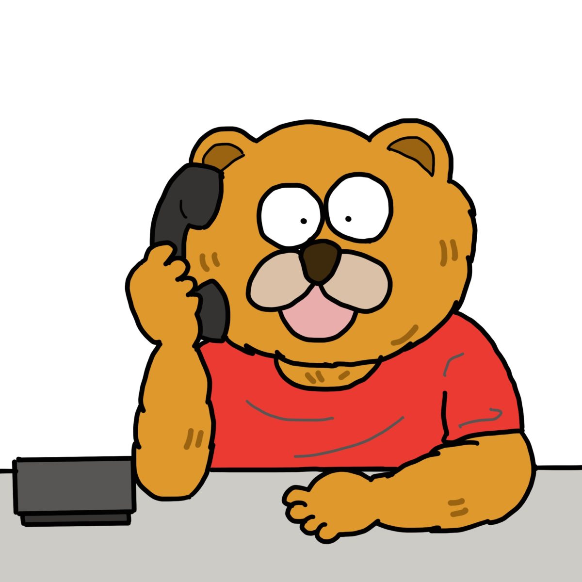 電話の使用に関するイラスト[IADL] – すぐに使える！リハビリのイラスト集